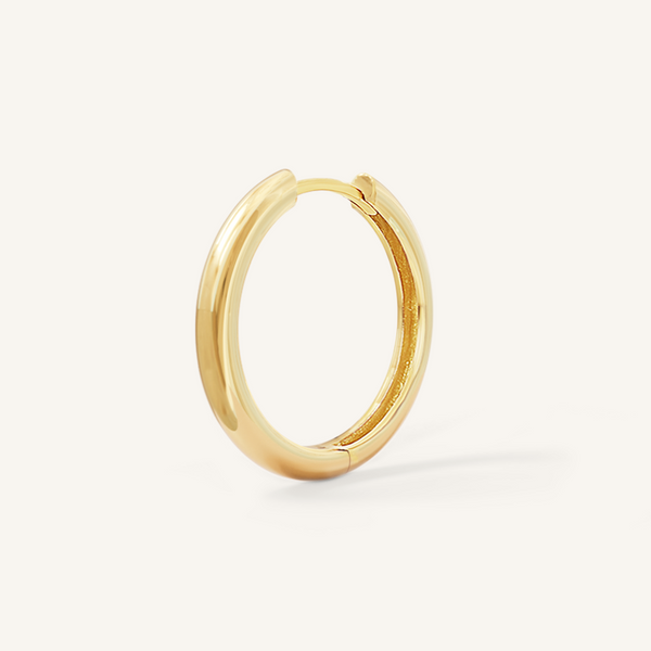 20mm Gold Hoop Earrings | Francesca Jewellery