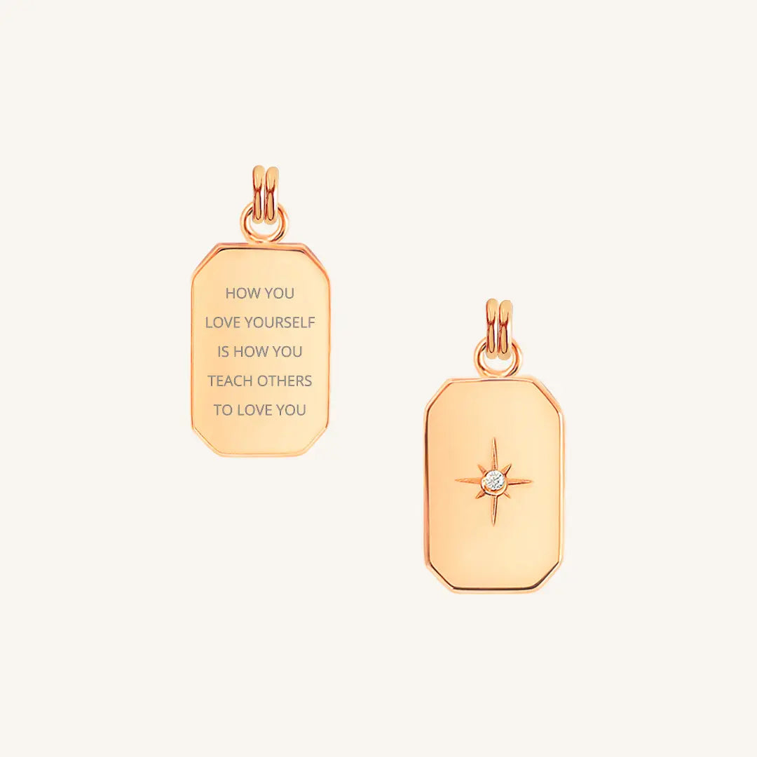 Etch Empower Charm | Francesca Jewellery