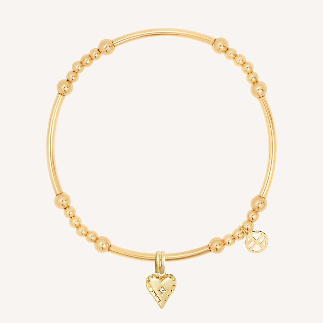 Eternal Heart Charm Bracelet